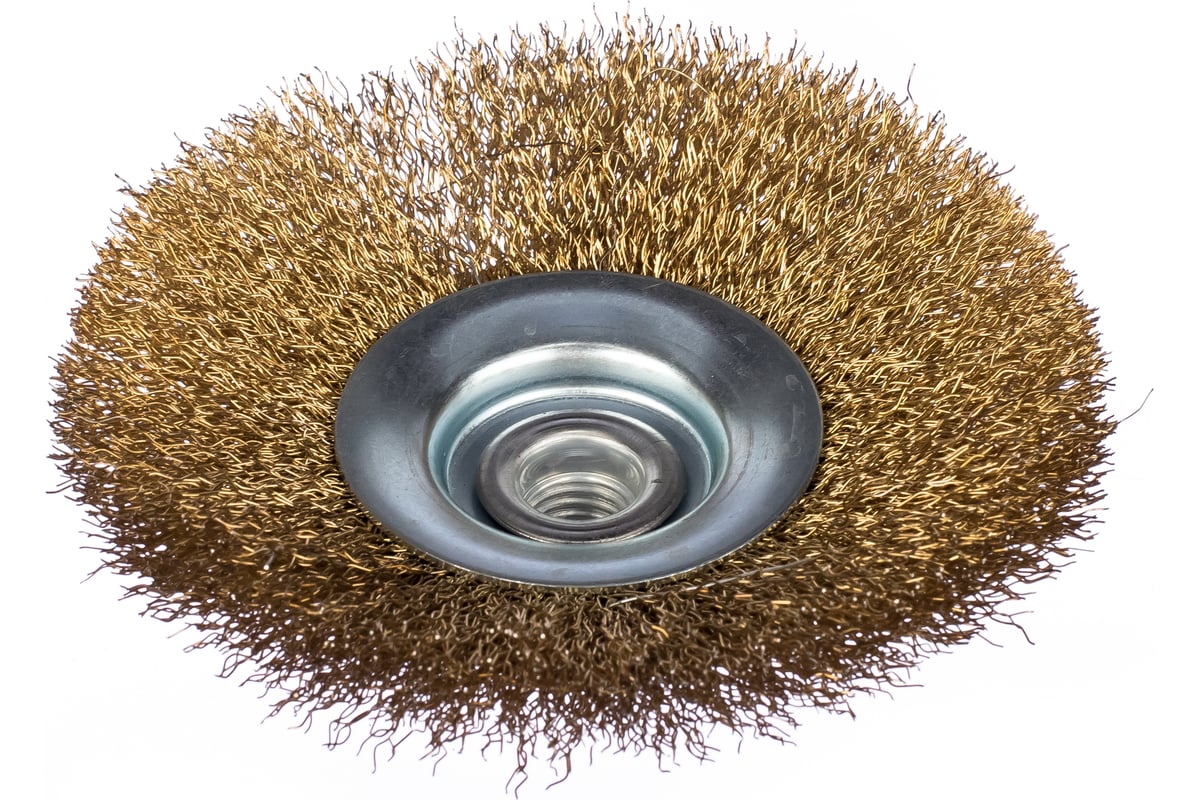 Корщетка-колесо с наклоном (125 мм; М14) для УШМ FIT IT 39052 ...