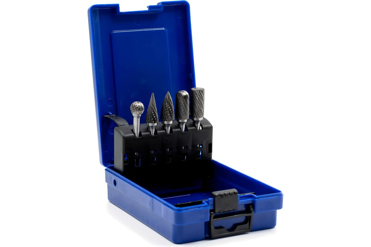 Набор бор-фрез твердосплавных тип B, C, D, G, M, 12 мм, Bohre КБ011198 ...