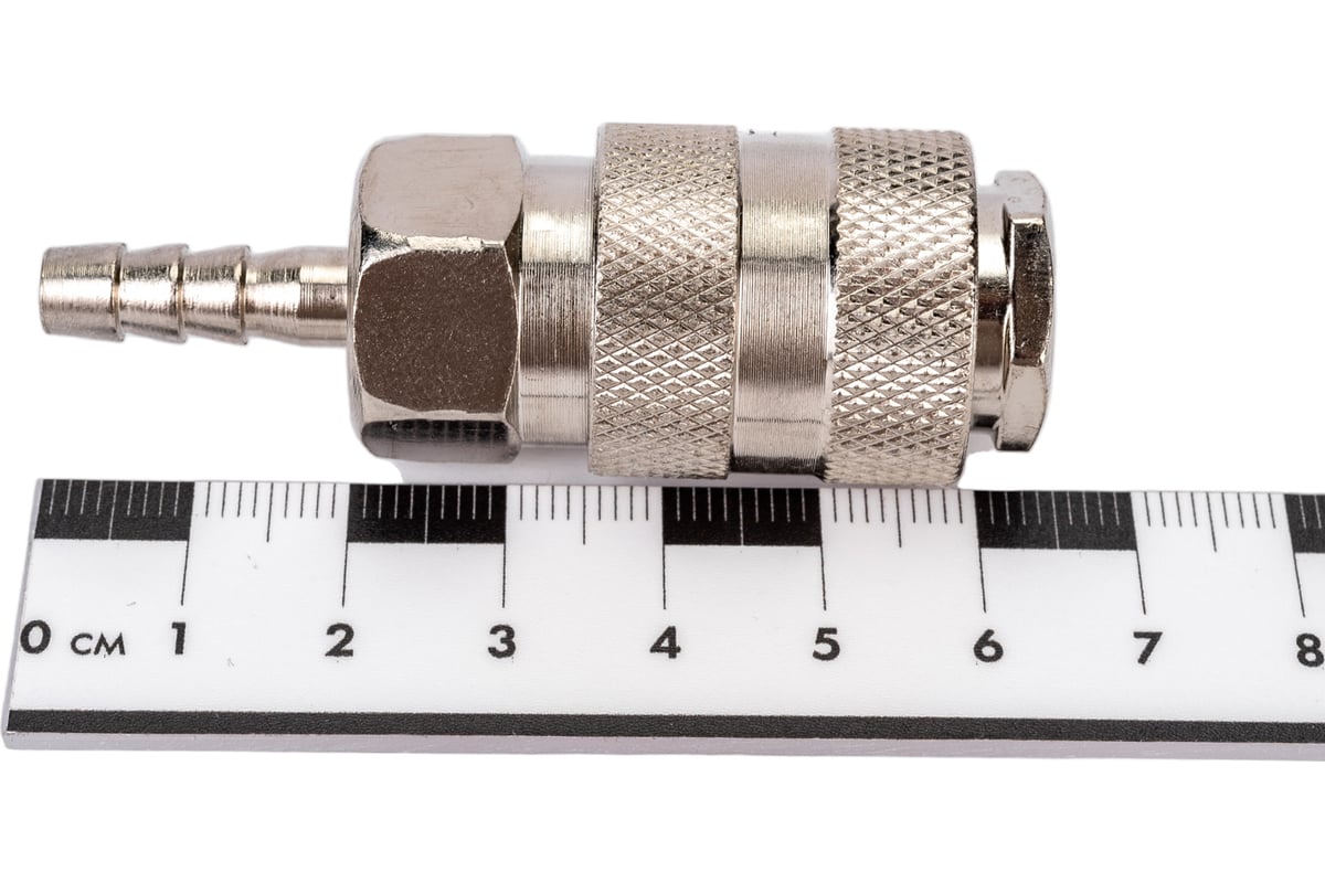 Переходник рапид — елочка (6 мм; обжимное кольцо 6х11 мм) FUBAG 180120 ...