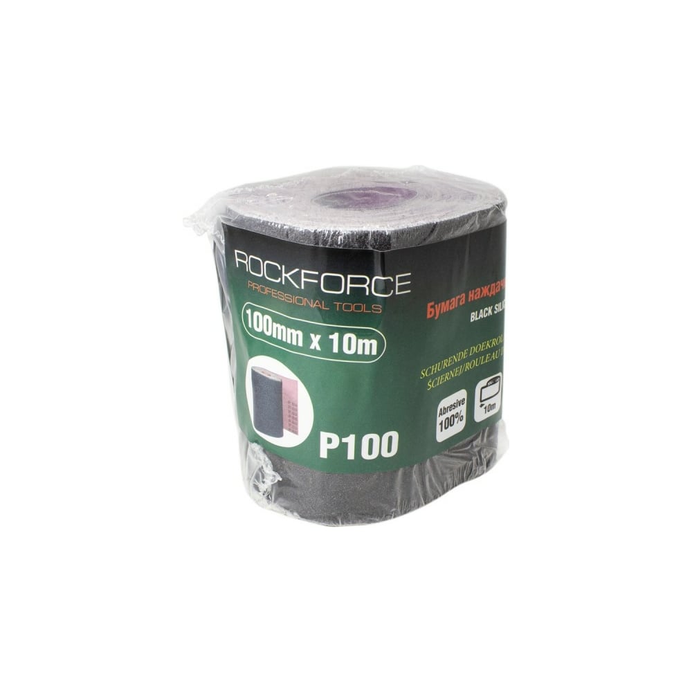 Бумага наждачная на тканевой основе в рулоне 100 мм, 10 м, P100 Rockforce RF-FB4100C(50934 ...