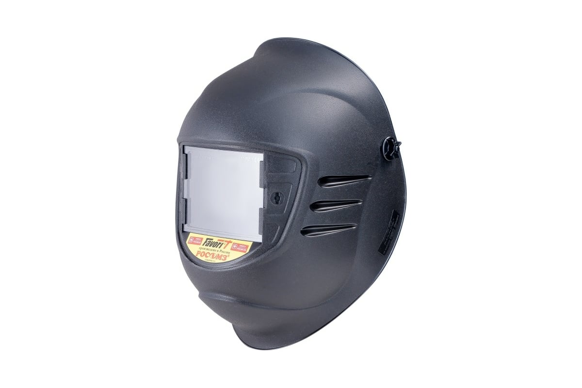 Защитный лицевой щиток сварщика с креплением на каске РОСОМЗ КН PREMIER ...