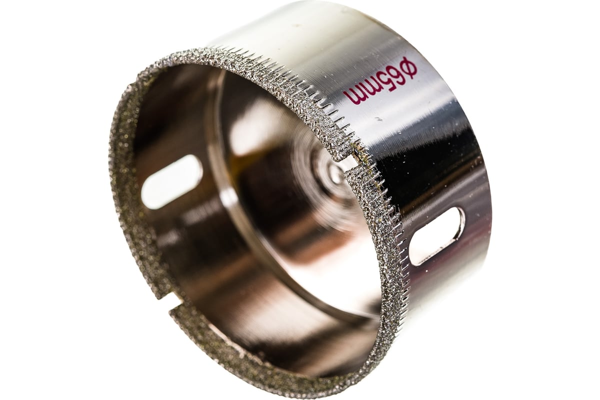 Коронка алмазная по стеклу и керамике (65 мм) ПРАКТИКА 777-369 ...