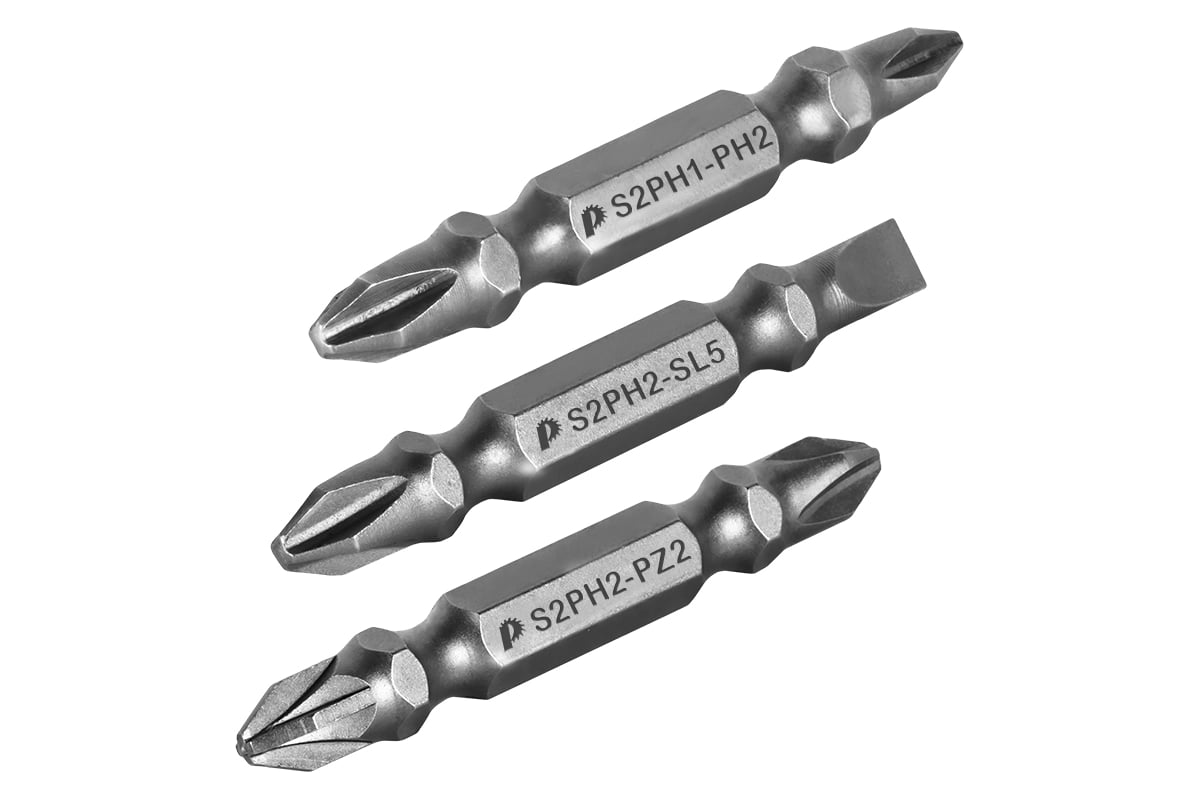 Набор бит Мастер (3 шт; PH2-PZ2, PH2-PH1, PH2-SL0.5x5 мм) ПРАКТИКА 776 ...