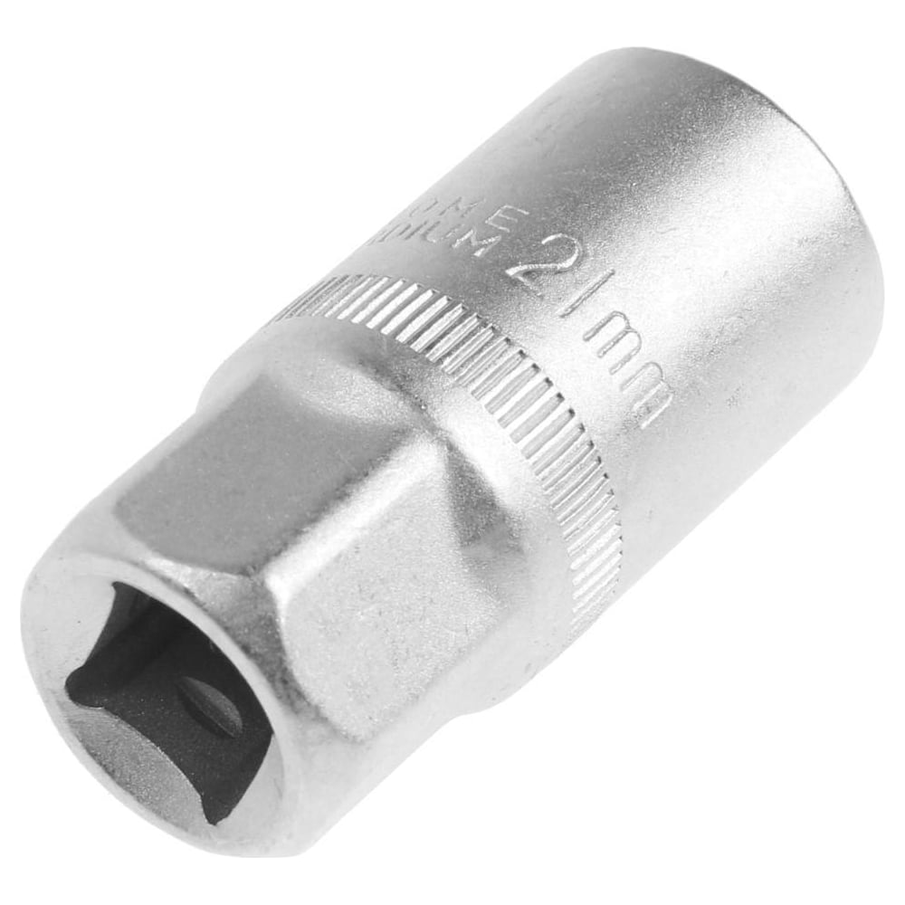 Головка свечная шестигранная, под квадрат 1/2", 21 мм, CrV ТУНДРА ...