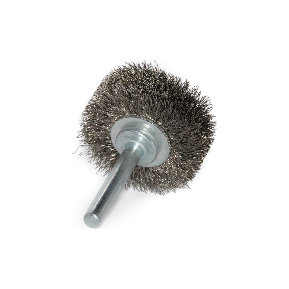 Щетка дисковая с хвостовиком волнистая 60x18x0.2 мм, INOX ПрофТим ...