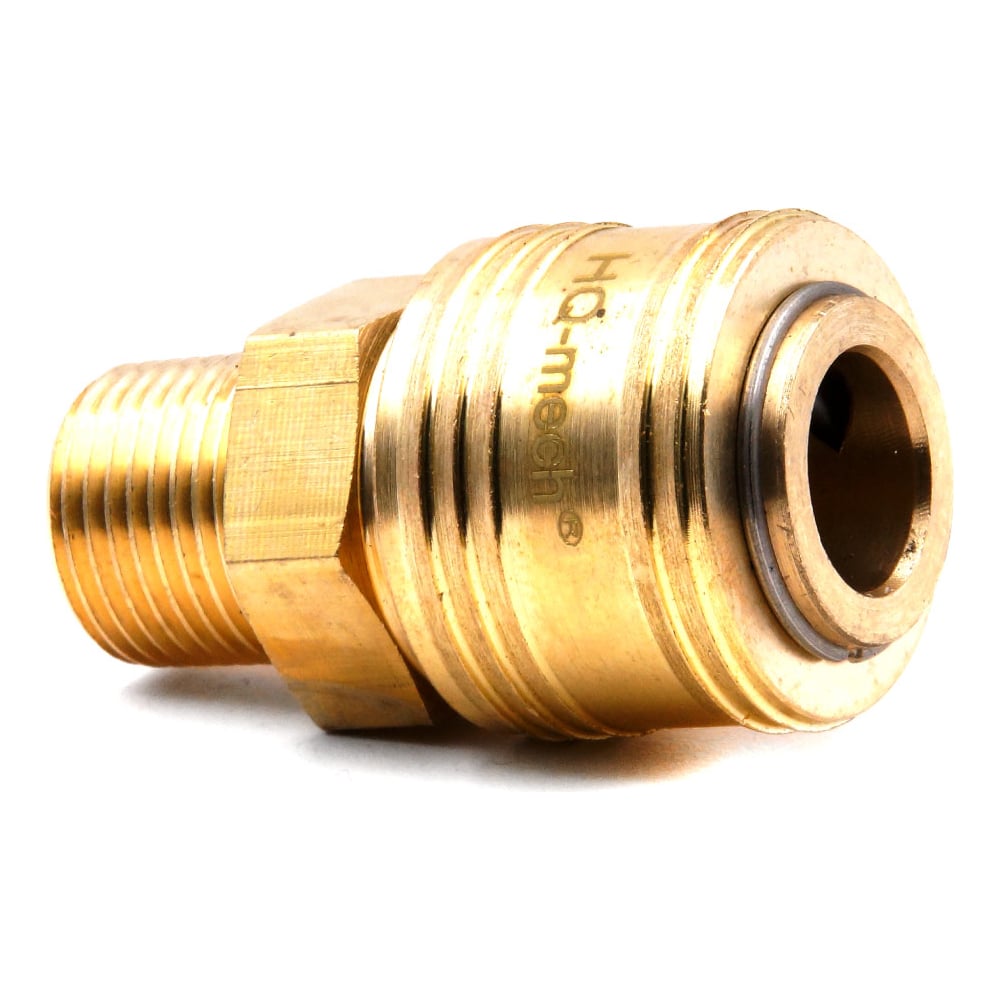 Соединение быстросъемное пневматическое HQ-SM38 «мама»-нар. резьба 3/8 ...