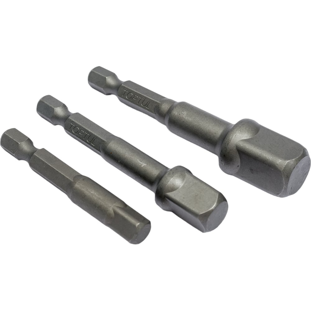 Набор адаптеров для торцевых головок 3 шт, 1/4", 3/8", 1/2" TOPTUL ...