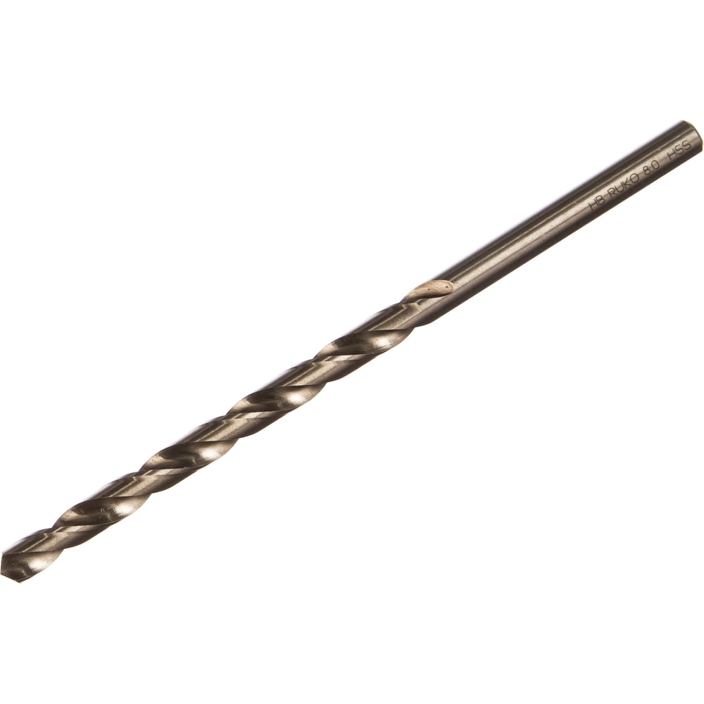 Сверло по металлу удлиненное HSS-G DIN 340 (8х165/109 мм) Ruko 203080 ...