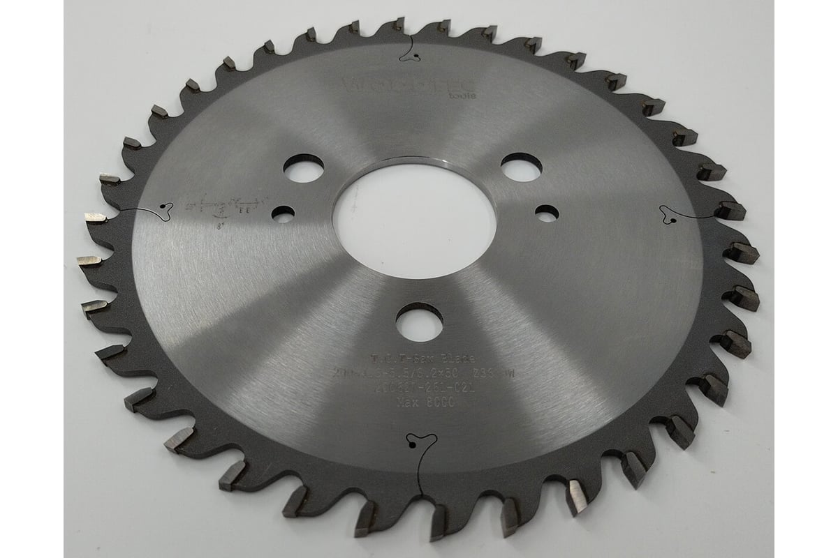 Пила подрезная коническая 200x4.3-5.5/3.2x50 мм, Z36 Woodtec ВИ 337387 ...