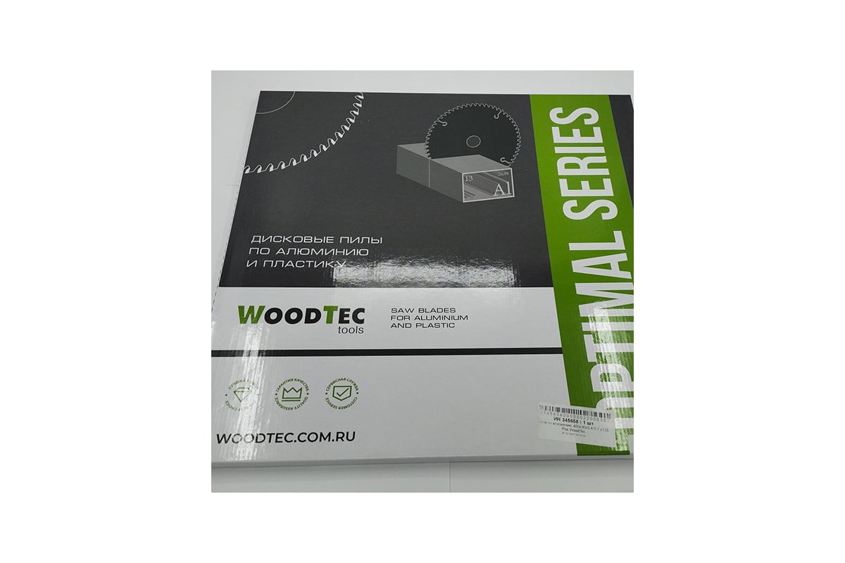 Пила по алюминию 400x30x3.4/2.7 мм, Z120 Pos Woodtec ИН 345658 ...