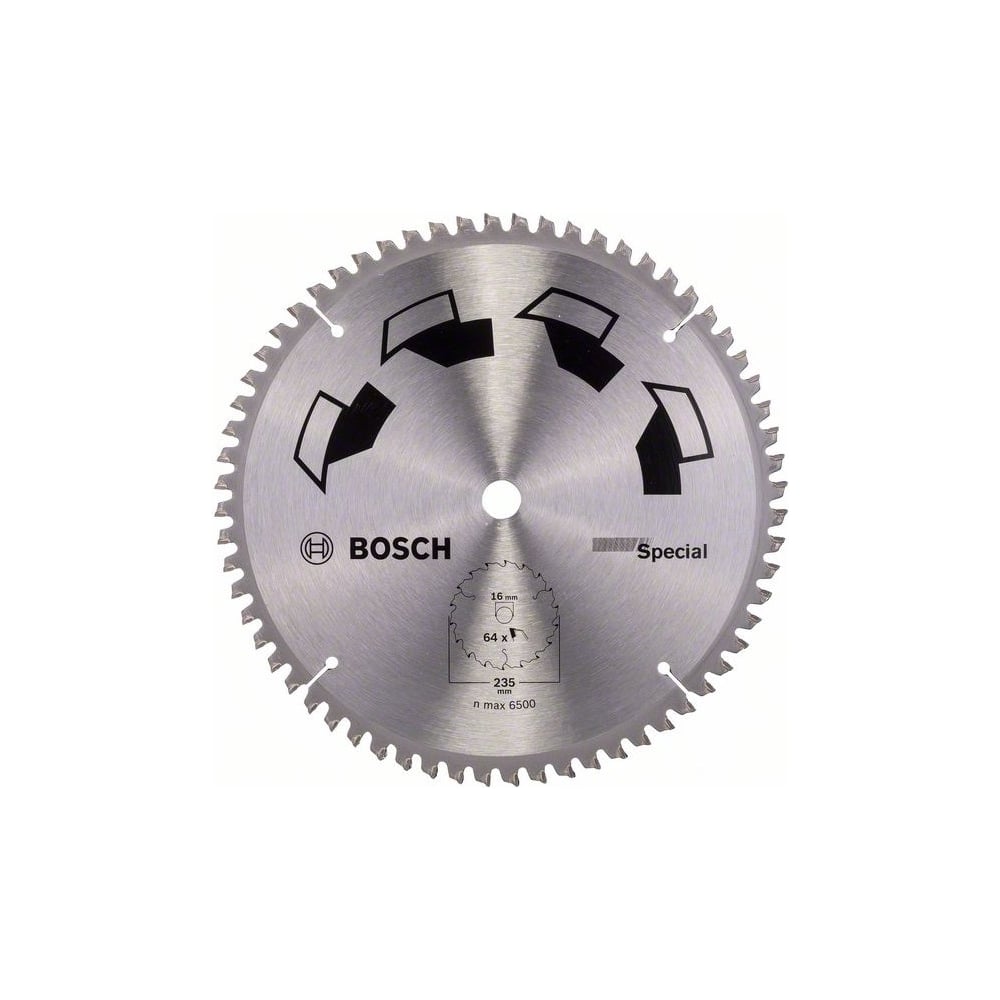 Пильный диск SPECIAL GS MU H 235x16-64 Bosch 2609256899 - выгодная цена ...