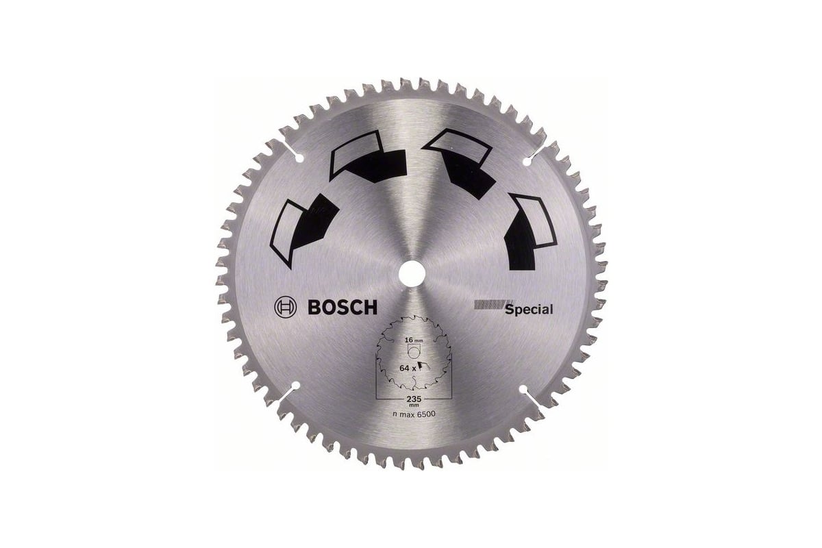 Пильный диск SPECIAL GS MU H 235x16-64 Bosch 2609256899 - выгодная цена ...