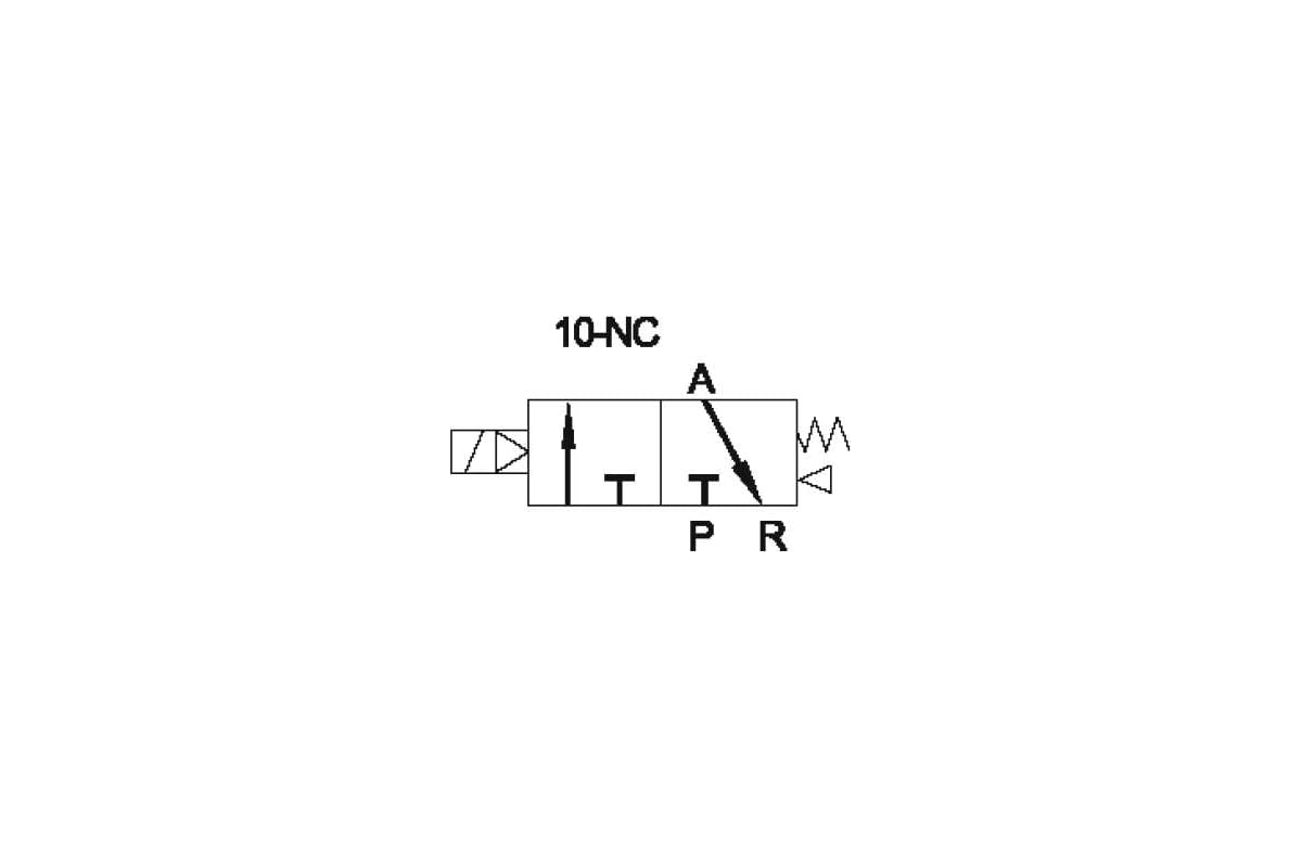 Пневмораспределитель 3/2 3V210-08-NC-DC24V G1/4" NBPT 57643 - выгодная ...