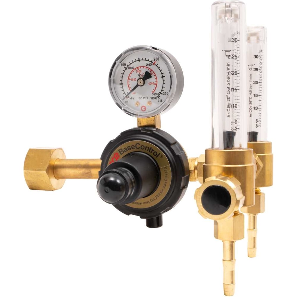 Регулятор для углекислоты и аргона Base Control AR/CO2 с 2 ротаметрами GCE 0870478 - выгодная ...