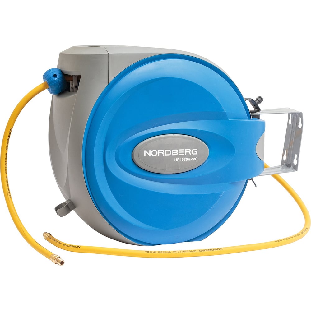 Шланг воздушный на катушке, гибридный PVC 9.5х15.5 мм, 30+2 м NORDBERG ...