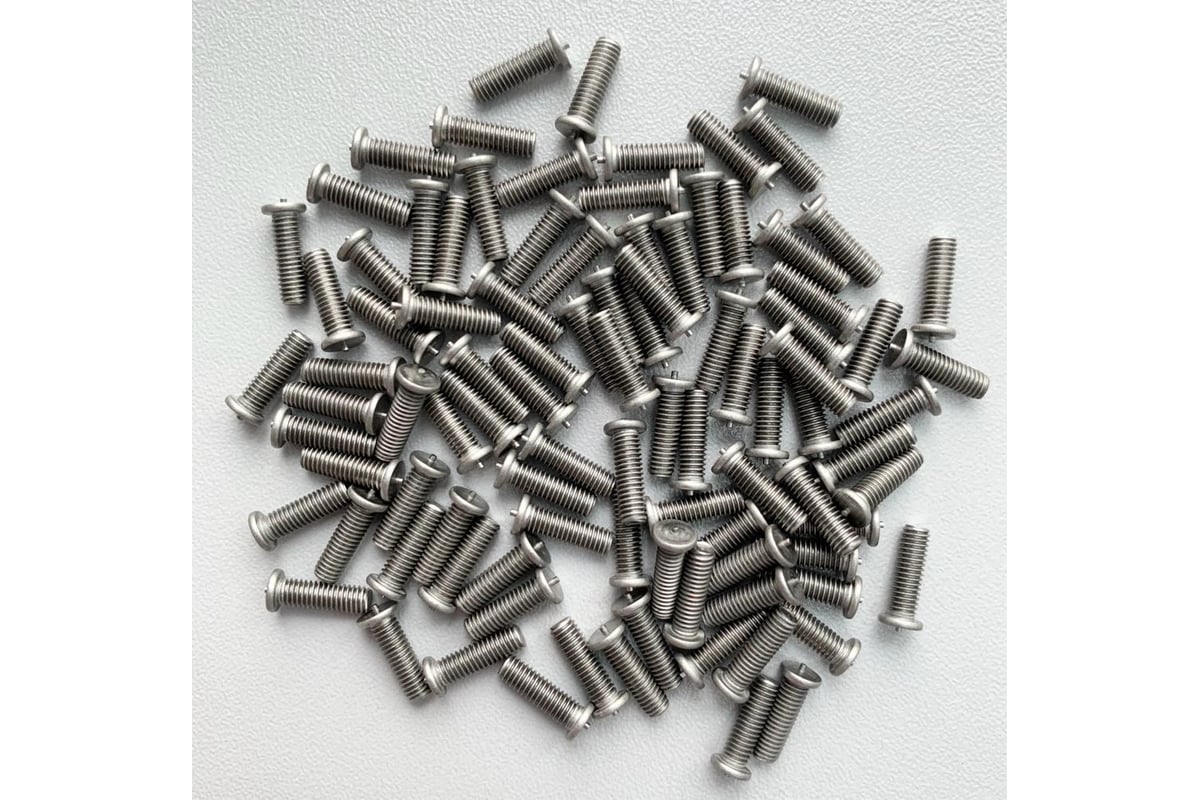 Шпилька приварная из нержавеющей стали 1000 шт, М5, 30 мм ОБТЕК 4030370 ...