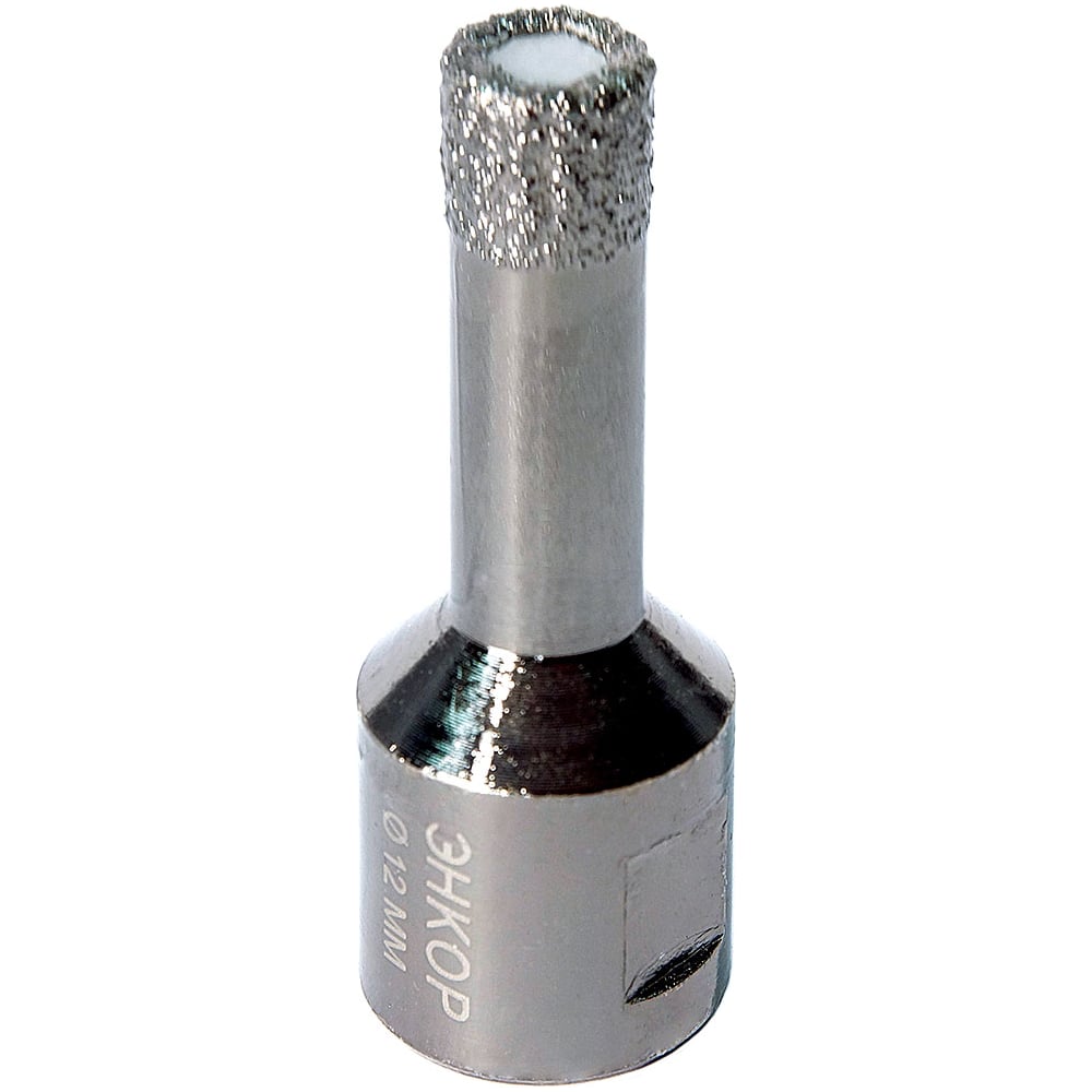 Коронка алмазная по керамограниту (12 мм; М14) для УШМ Энкор 48303 ...