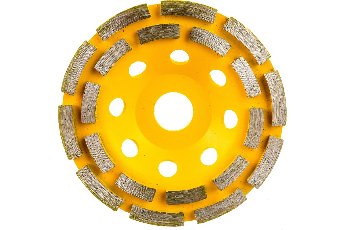 Чашка алмазная двухрядная (125х22.2 мм) для УШМ Biber 70711 тов-145431 ...