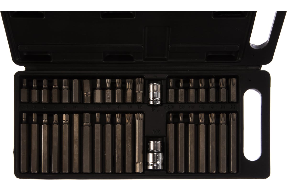 Набор шестигранных насадок Spline, Torx, 40 шт. Top Tools 39D377 ...