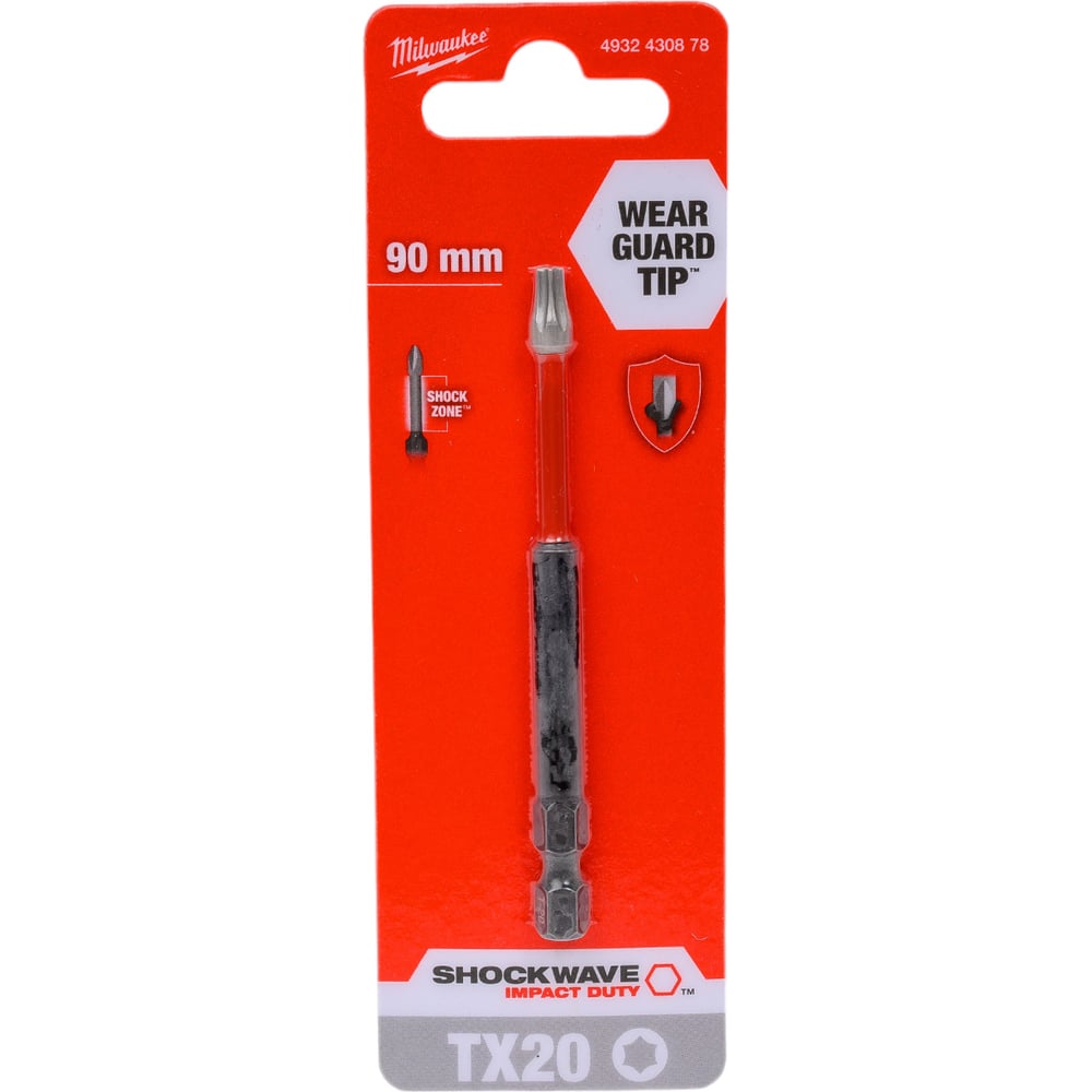 Насадка SHOCKWAVE (TX20; 90 мм) Milwaukee 4932430878 - выгодная цена ...