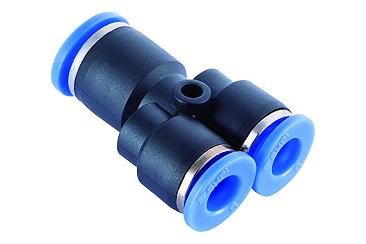 Тройник цанговый прямой соединительный 16-12-12 мм SHPI PW 1612 ...