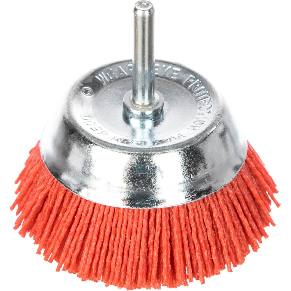 Щетка чашечная нейлоновая (75 мм; хвостовик 6 мм) VERTO 62H710 ...