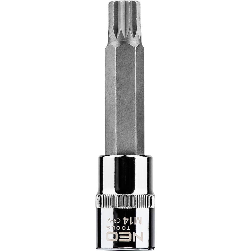 Головка торцевая с битой-вставкой Spline (M14; 100 мм; 1/2"DR) NEO ...