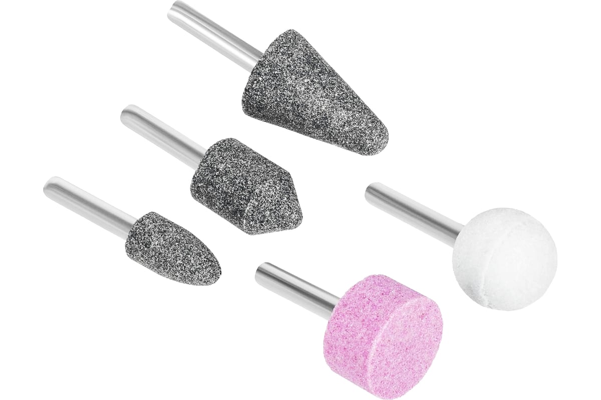 Набор шарошек абразивных 5 шт vertextools 0987-6-5 - выгодная цена ...