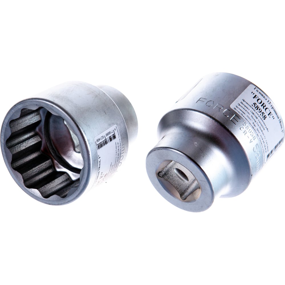 Головка 12-ти гранная (58 мм; 65 мм; 1) FORCE 58958 - выгодная цена ...