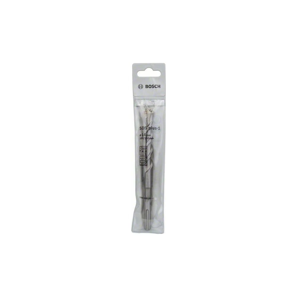 Бур по бетону SDS plus-1 (14x100x160 мм; SDS-Plus) Bosch 2608680281 ...