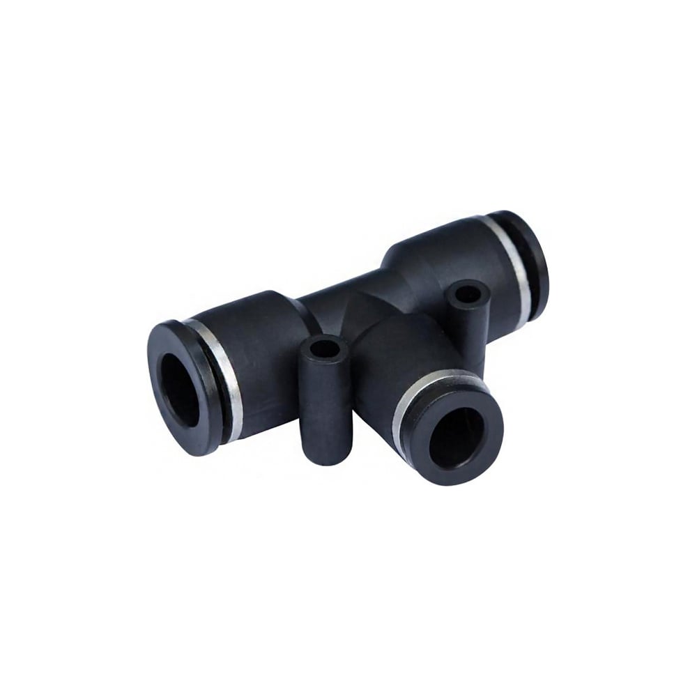 Фитинг-переходник цанговый Т-образный 8-8-10 мм, пластик, тип PGT TITAN ...