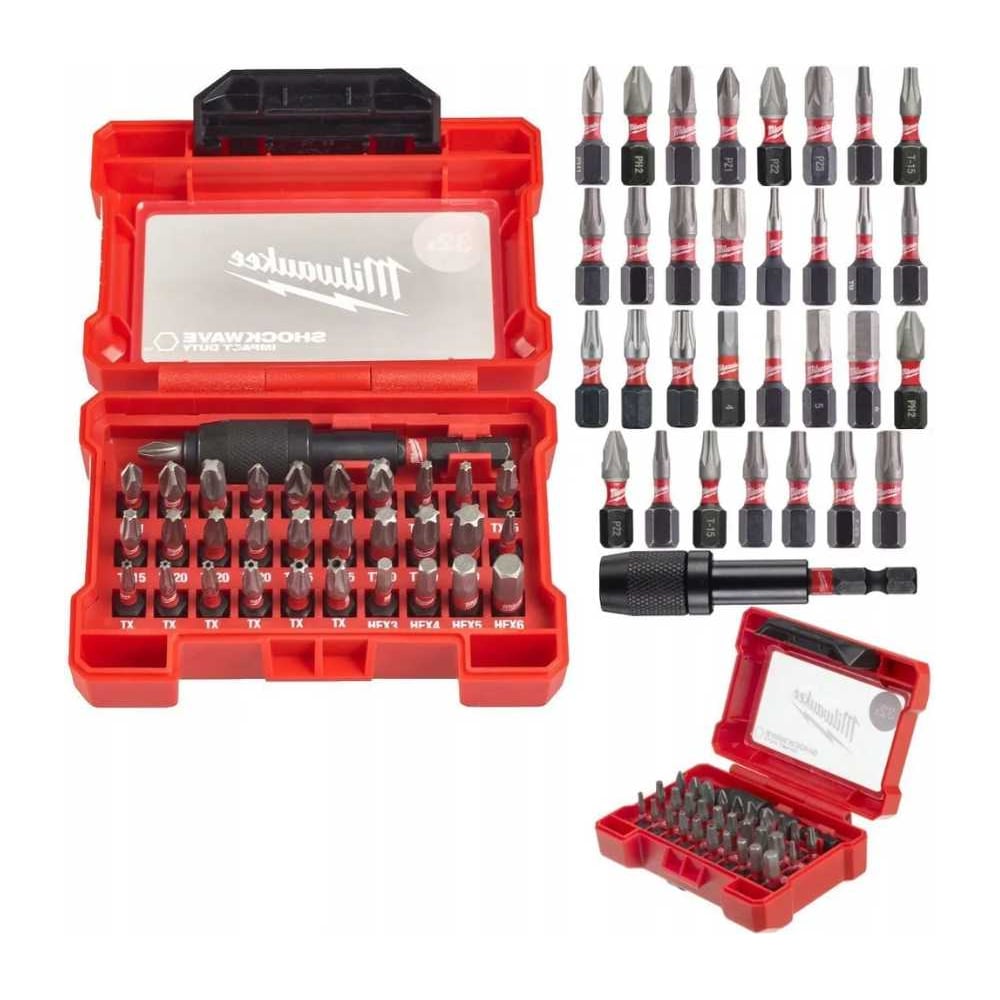 Набор бит ударных 32 шт. Milwaukee SHOCKWAVE 4932464240 - выгодная цена ...