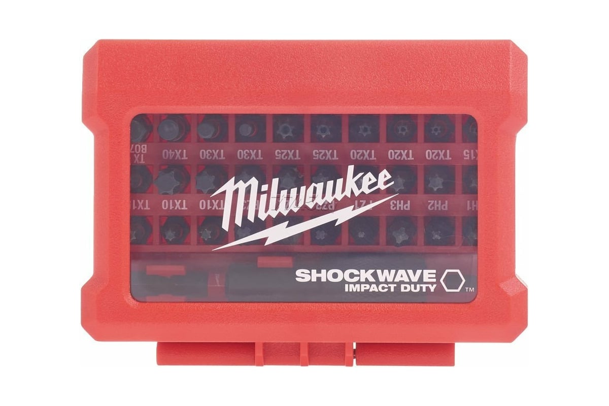 Набор бит ударных 32 шт. Milwaukee SHOCKWAVE 4932464240 - выгодная цена ...