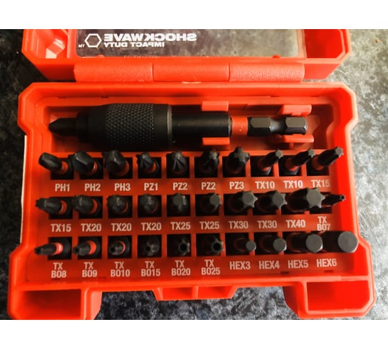 Набор бит ударных 32 шт. Milwaukee SHOCKWAVE 4932464240 - выгодная цена ...