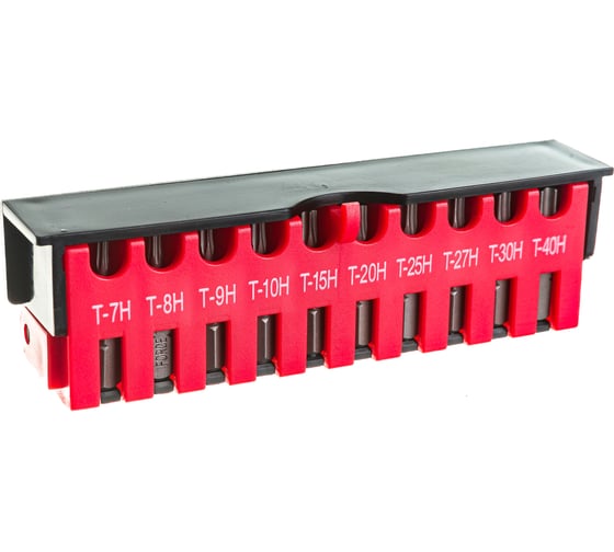 Набор бит TORX с отверстием Т7-Т40, 10 шт. FORCE 21012T - выгодная цена ...