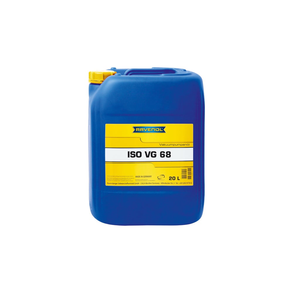Вакуумное масло Vakuumpumpenöl ISO VG 68 20 л RAVENOL 1330706-020-01 ...