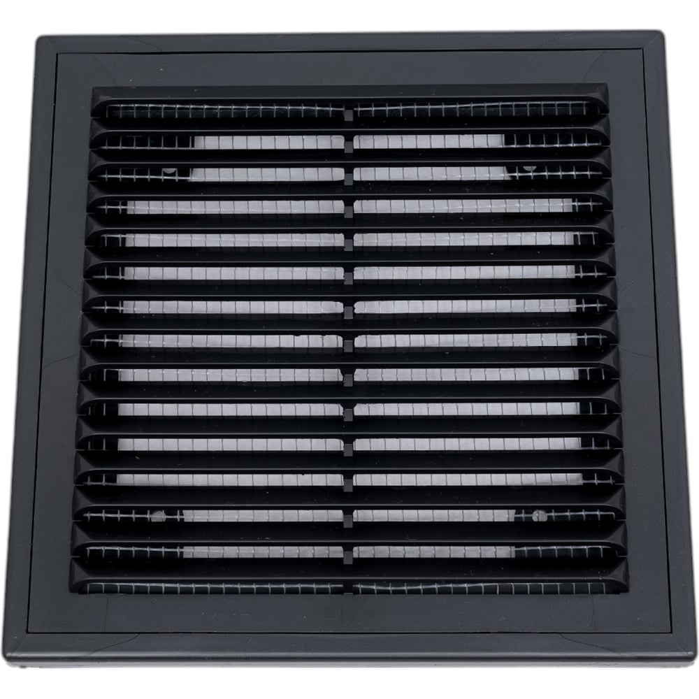 Решетка вентиляционная вытяжная Серия ВР 150x150 мм, с рамкой, материал ...