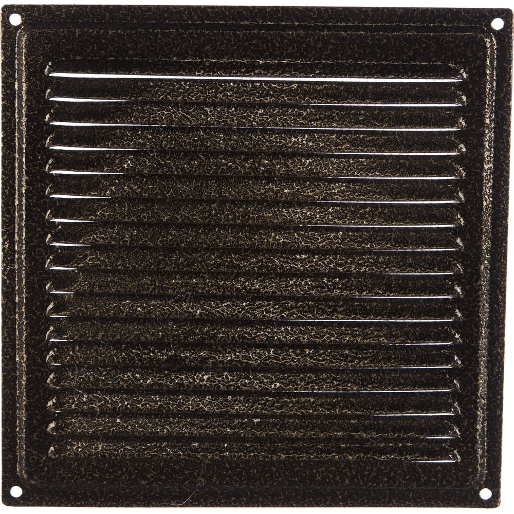 Решётка металлическая с сеткой (бронзовая; 200x200 мм) Эвент ВРС ...