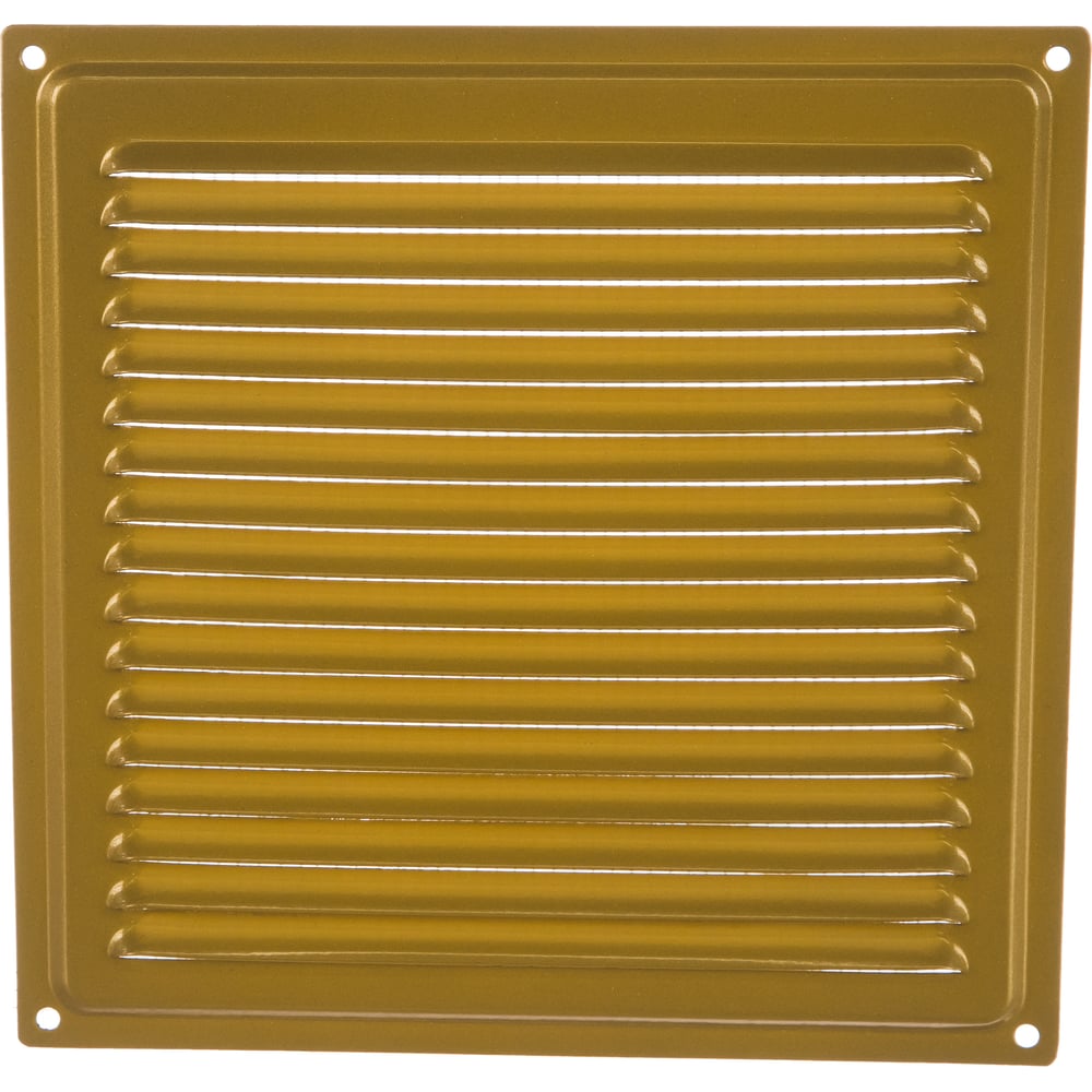 Решётка металлическая с сеткой (золотая; 200x200 мм) Эвент ВРС ...