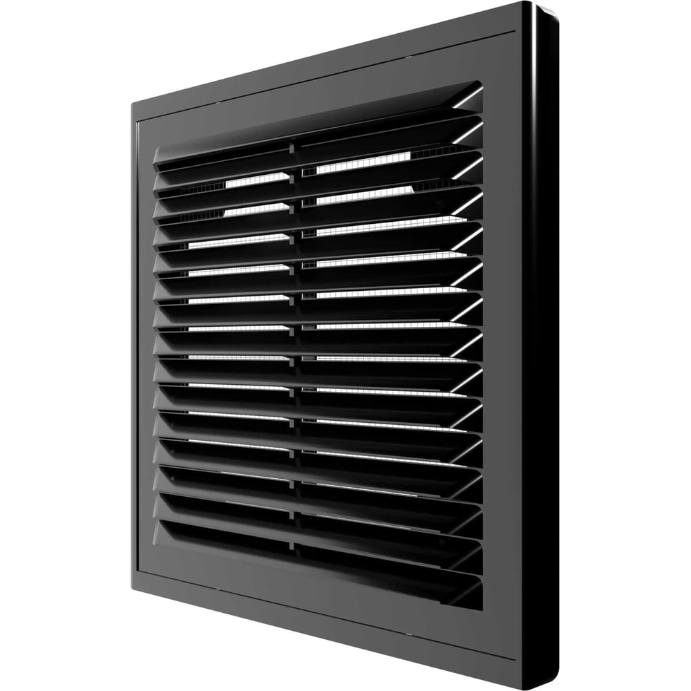 Решетка вентиляционная Р сетка разъемная 150x150 мм, пластик Black ERA ...