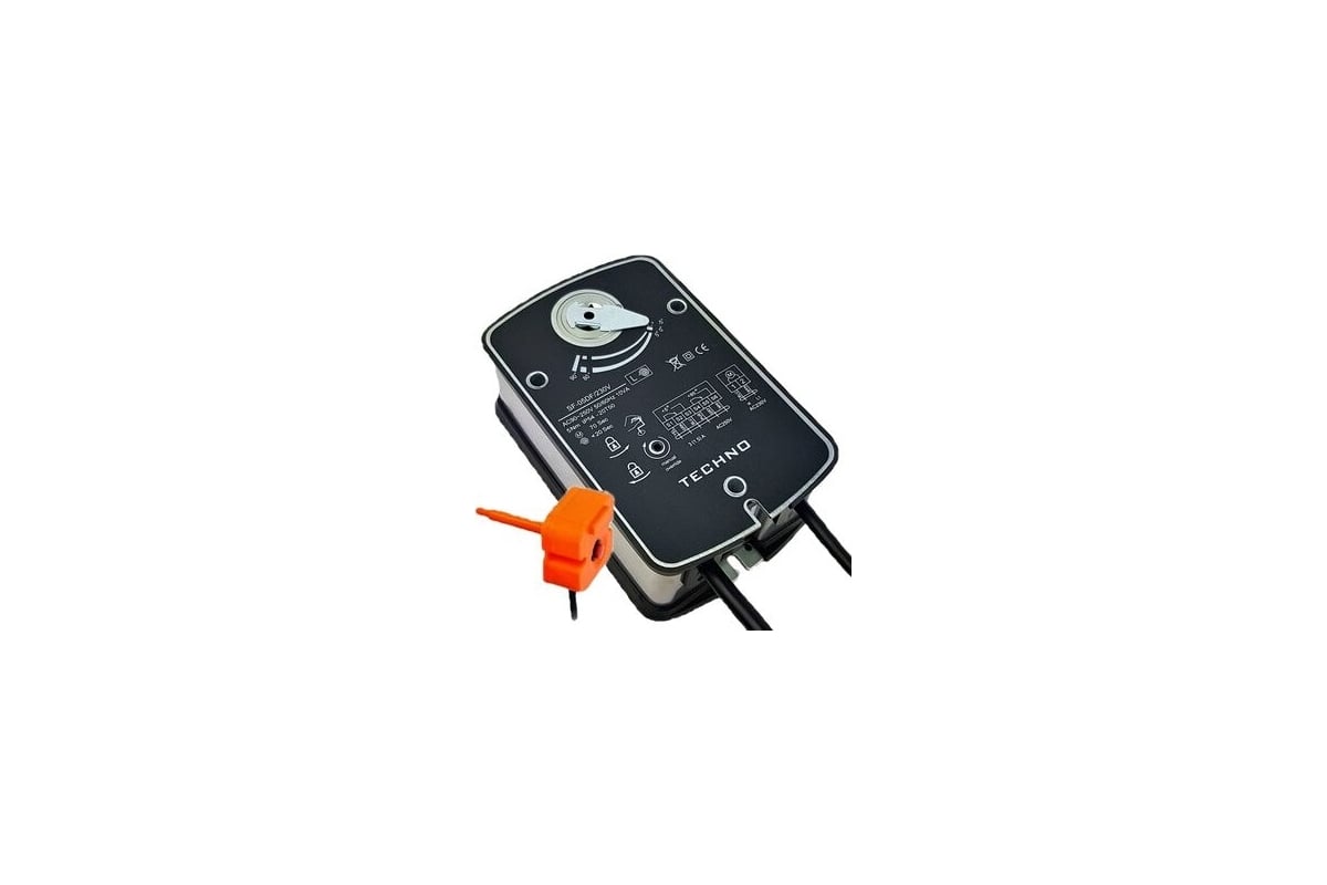 Электропривод противопожарный с пружиной TECHNO SF-05DFS/230V 5Nm, ON ...