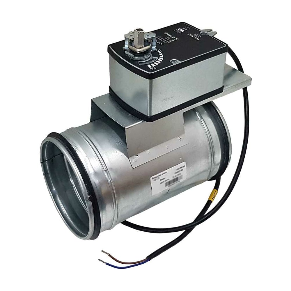 Заслонка регулирующая круглая TKD125-SC-03DN/230V 125 мм с ...