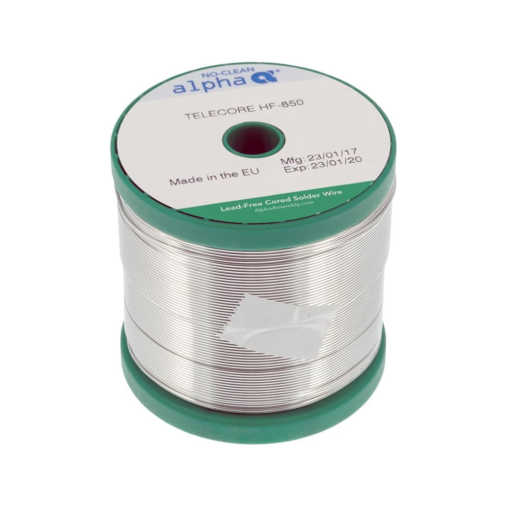 Припой трубчатый TELECORE HF-850 (0.75 мм; 0.5 кг) ALPHA 162983 ...