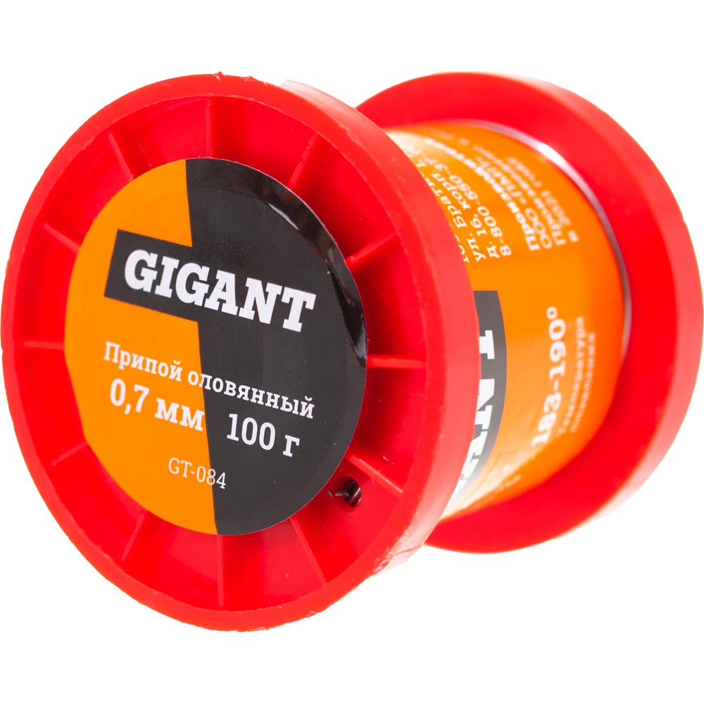 Припой Sn60 Pb40, проволока 0.7 мм, 100 г Gigant GT-084 - выгодная цена ...