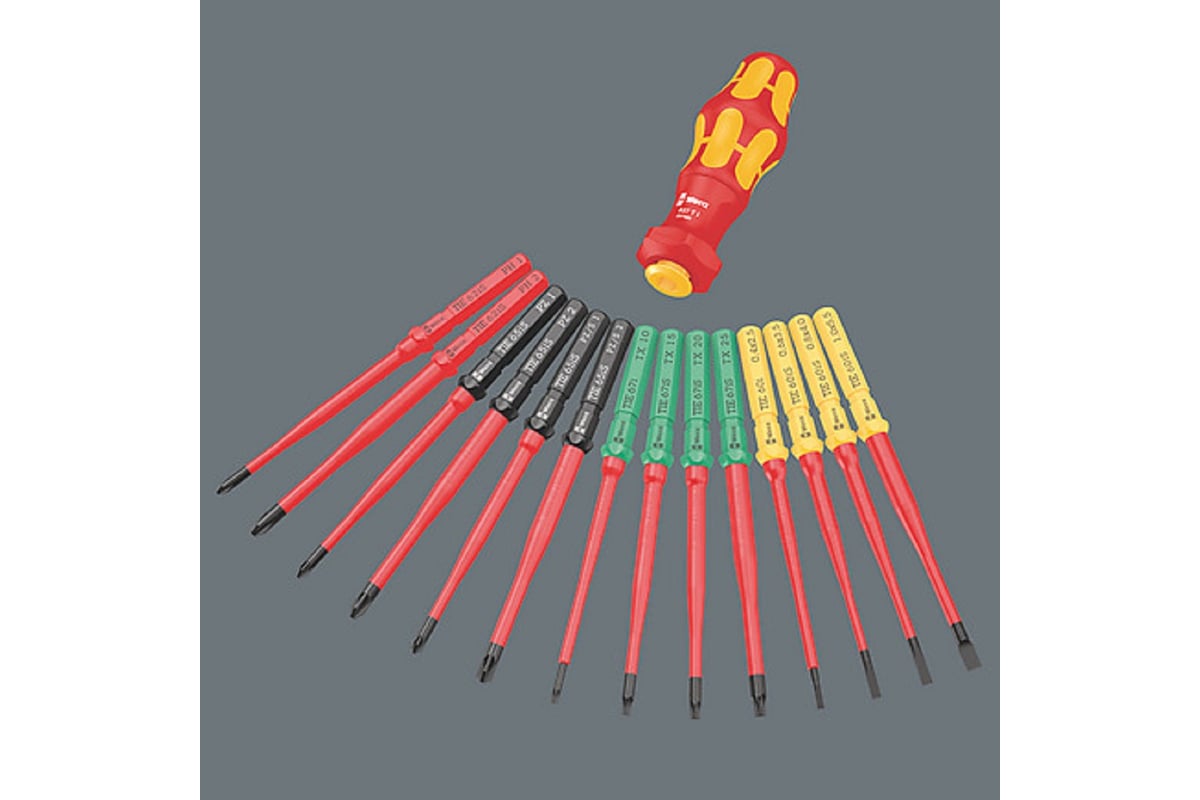 Насадка WERA 62 i PH/S Kraftform Kompakt VDE Take It Easy Plus Minus, # 2x157 мм, 9 мм ...