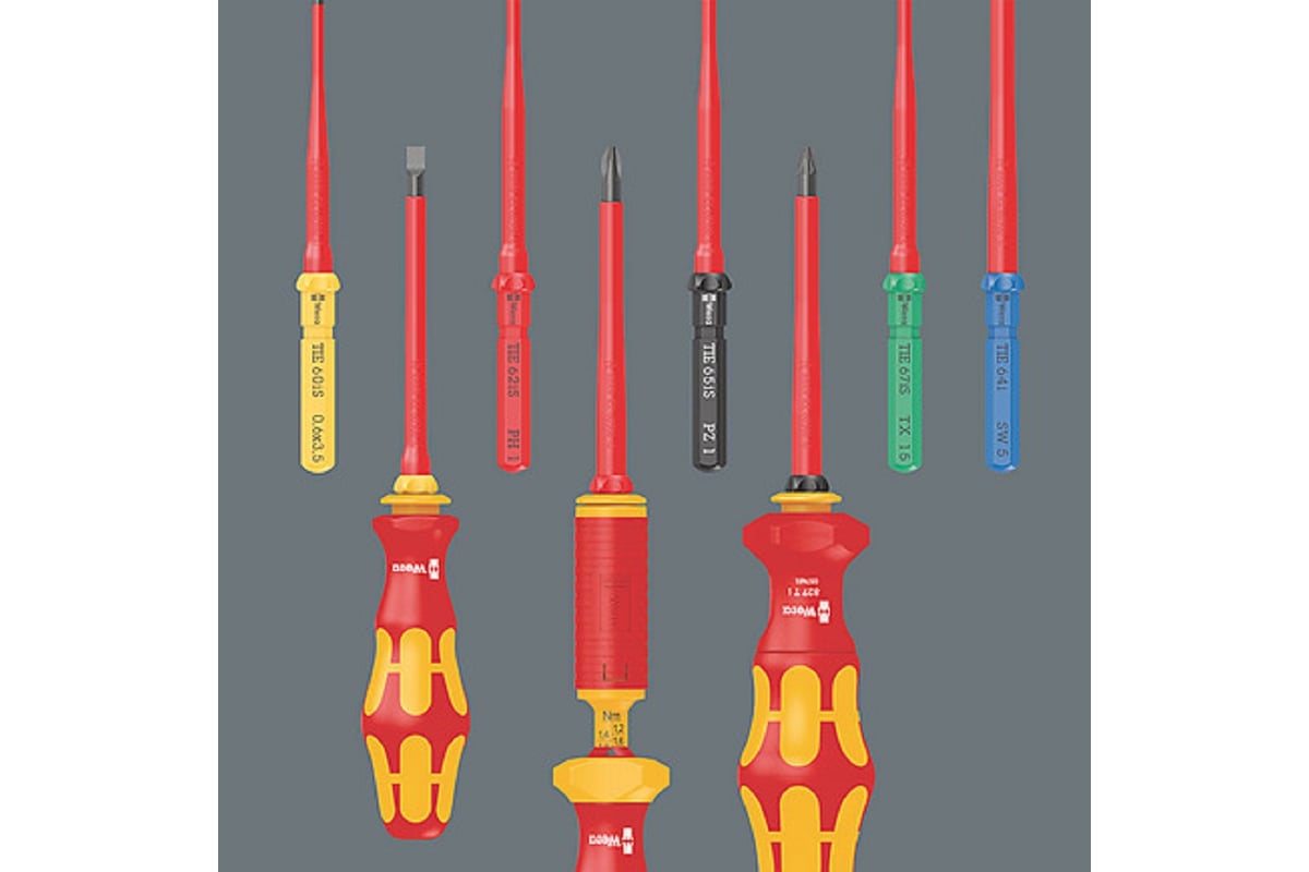 Насадка WERA 62 i PH/S Kraftform Kompakt VDE Take It Easy Plus Minus, # 2x157 мм, 9 мм ...