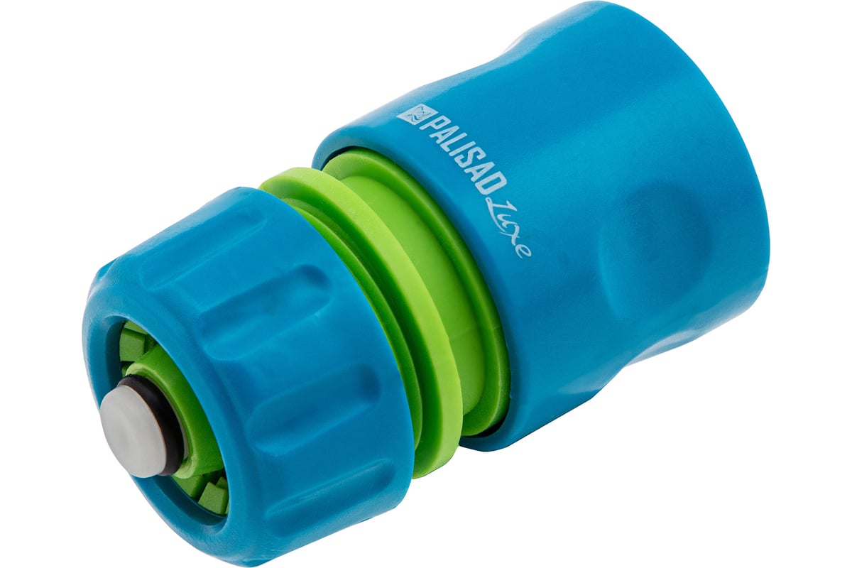 Соединитель пластмассовый быстросъемный для шланга 1/2" PALISAD 66258 ...