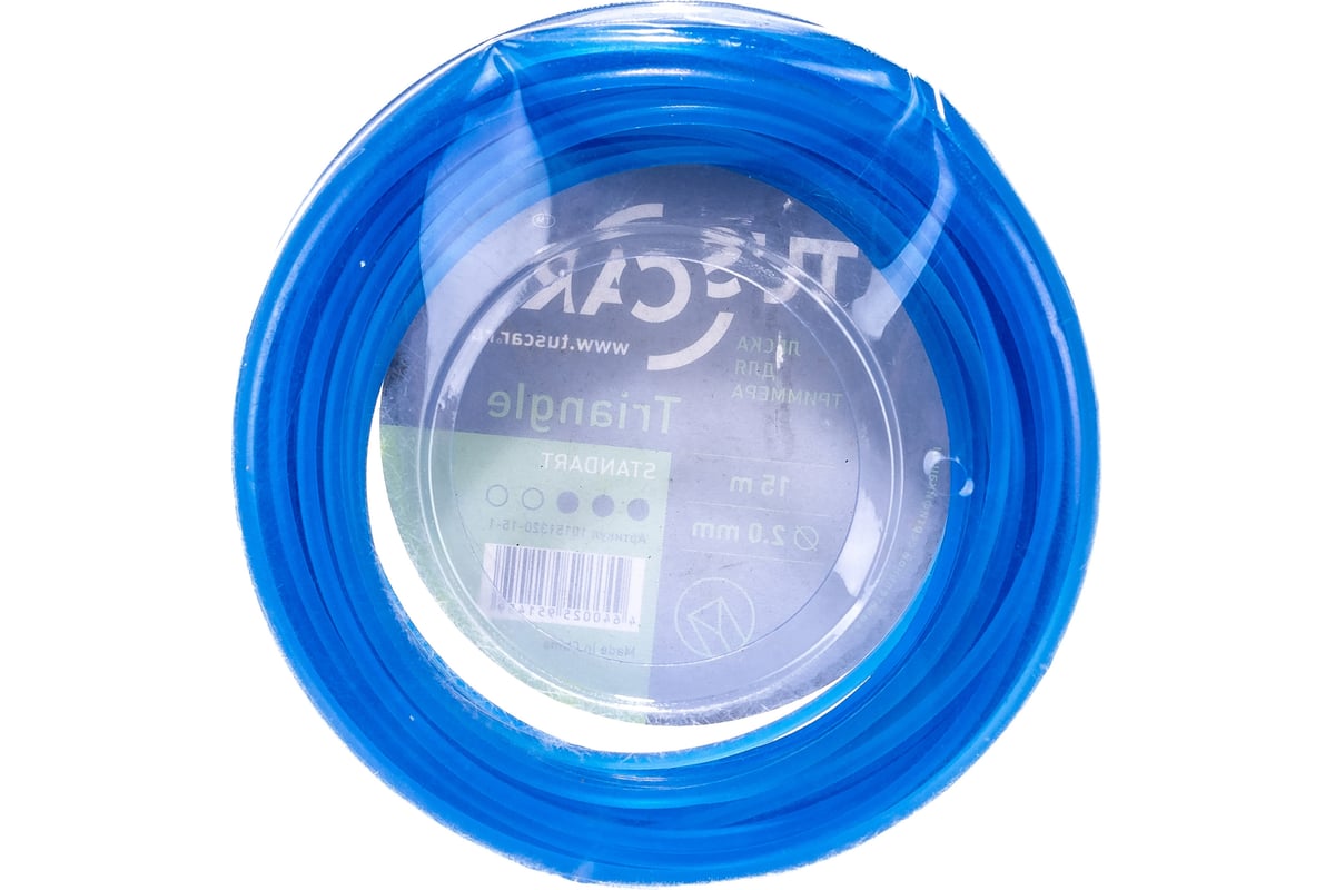 Леска для триммера Triangle, Standart, 2.0 мм, 15 м TUSCAR 10151320-15 ...