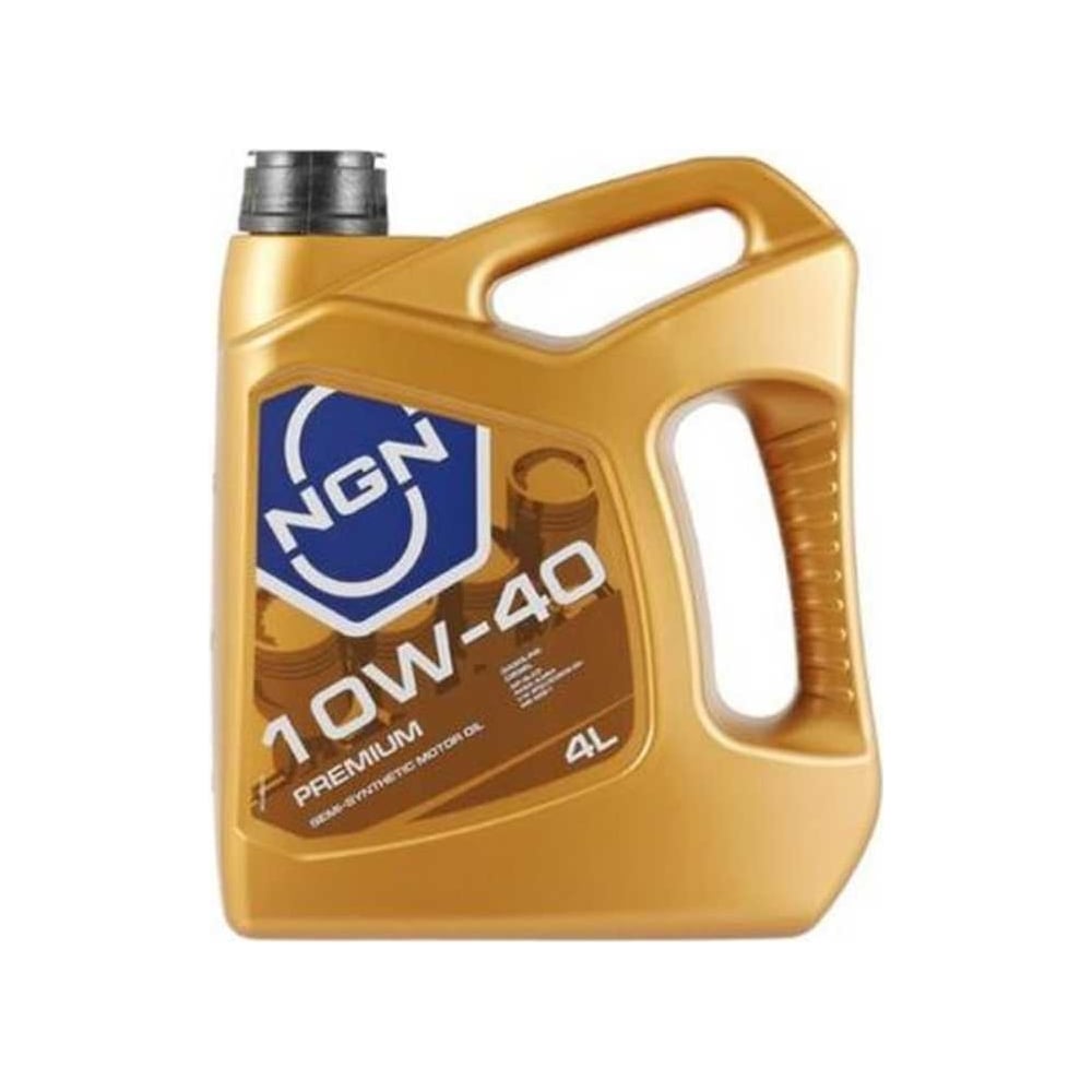 Масло моторное для 4-х тактных двигателей полусинтетическое 10W-40 SL/CF 4T-SUPER 4L NGN ...
