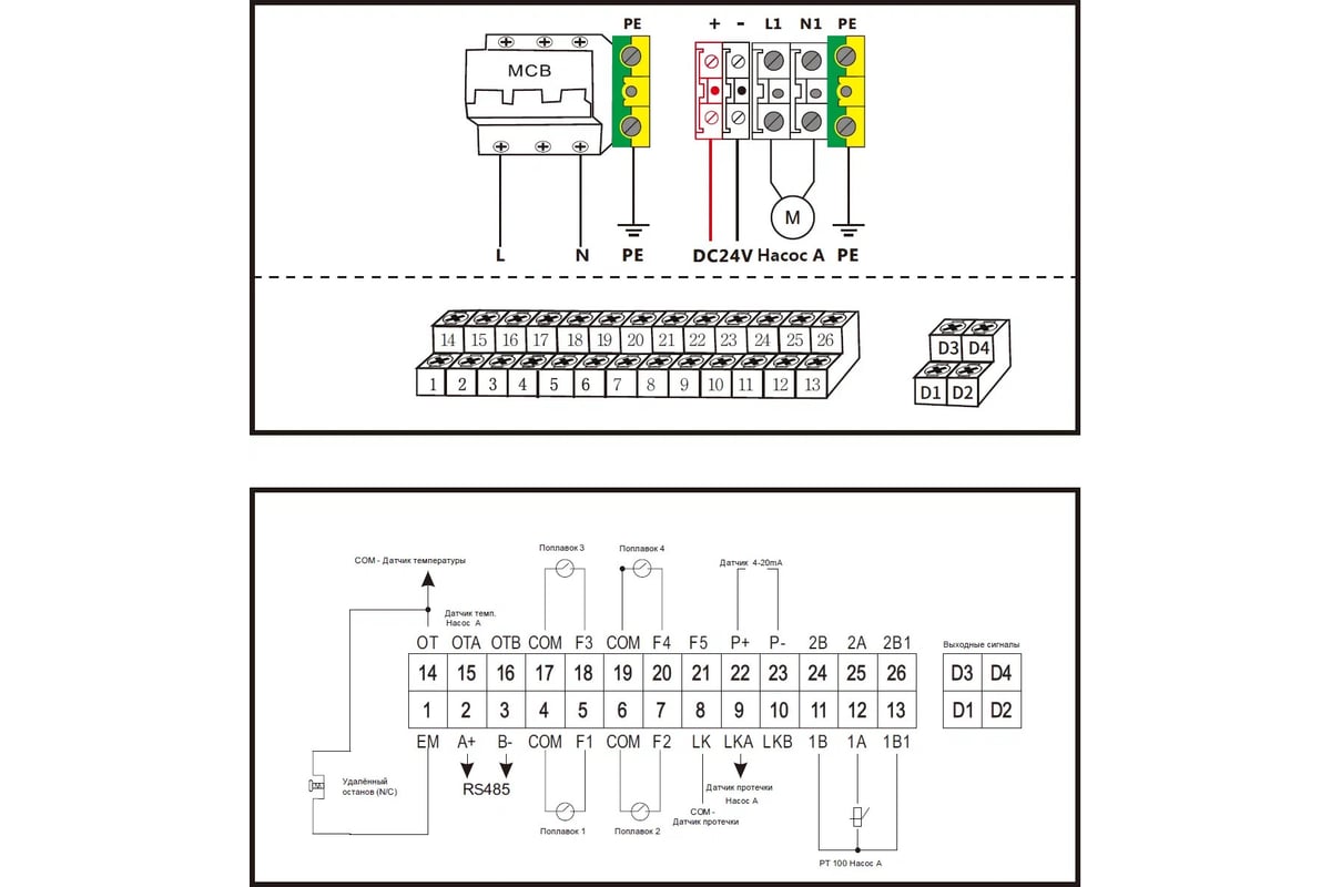Шкаф управления насосами Control LCV 232 5.5kW (12A) DOL VANDJORD 51541011 - выгодная цена ...